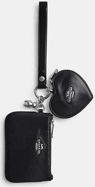 Coach Herz-Pouch Mit Handgelenkschlaufe Und Anh&auml;nger
