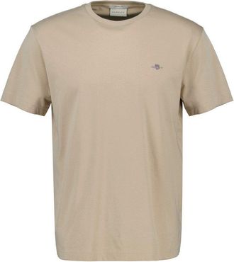 GANT T-Shirt Herren T-Shirt 1er Pack Baumwolle Reg Shield (Packung, 1er Pack)