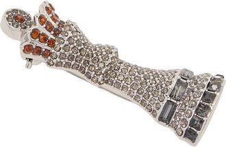 Max Mara Brosche Cicala 2625756044650 Silberfarben