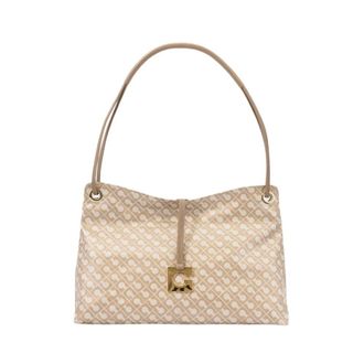 Gherardini Femme, Sacs, Beige, Taille: ONE Size Sac bandouli&egrave;re moyen &agrave; motifs