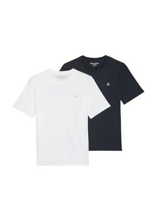 Marc O'Polo 421205809102 T-Shirt, B00, L (Lot de 2) Homme