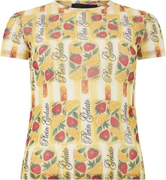 Philipp Plein Tulle Sexy Pure Fit T-Shirt Gelato