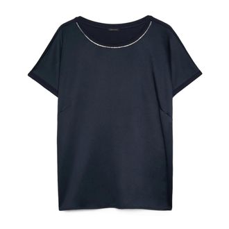 Fiorella Rubino Damen, Oberteile, Blau, SGr&ouml;&szlig;e