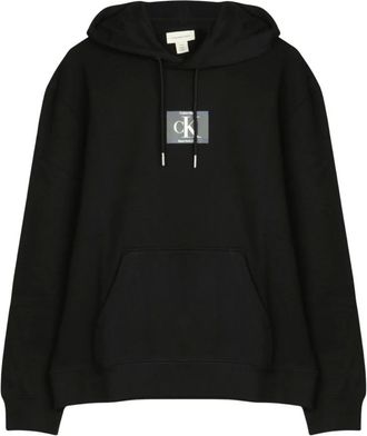 Calvin Klein Homme, Sweatshirts et sweats &agrave; capuche, Noir, Taille: M Felpa