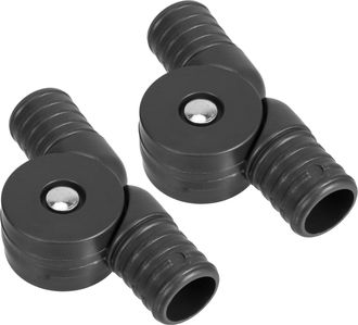 Angoily Robuste Kunststoff Rohrverbinder für Liegestühle Sitzscharnieradapter Stabiler Ersatz für Relaxsessel Faltbar Kompatibel mit Lounge Möbeln