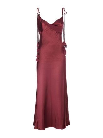 Self Portrait Robe Au Genou - Rouge