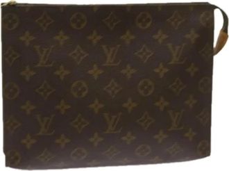 Louis Vuitton Pre-owned Toile trousses-de-toilette - Femme - Pre-owned - Brun - Taille: ONE Size