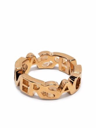 Versace Ring mit Logo - Gold