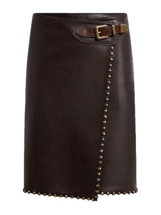 Etro Lederrock - Braun