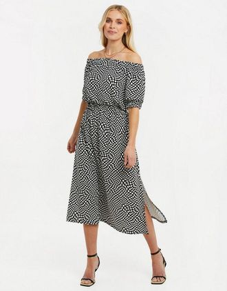 Threadbare Sommerkleid THBAltrincham im schulterfreien Design