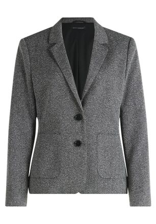Betty Barclay Damen Blazer-Jacke Langarm Schwarz/Weiß,38