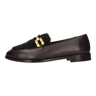 Aquazzura Femme, Chaussures, Brun, Taille: 38 EU Mocassins Brandi en Shearling
