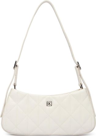 Calvin Klein Handtasche Calvin Klein Quilted Sm Shoulder Bag LV04F3327G Weiß