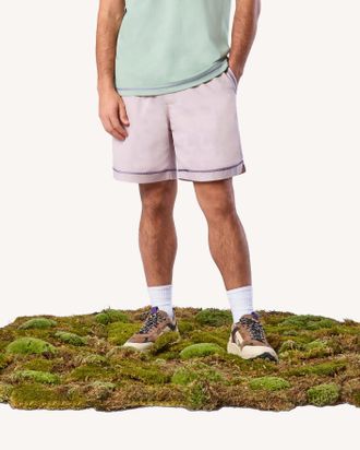 Faguo Short rose gris&eacute; coton
