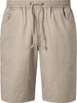 Jan Vanderstorm Homme Short &Eacute;lastiqu&eacute; Filemon Beige, 4XL (XXXXL) - 68