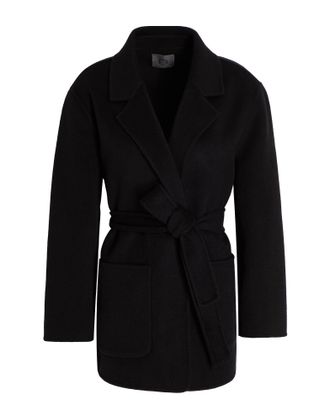 8 by YOOX BELTED SHORT COAT