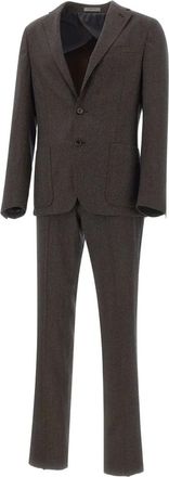 Corneliani Anzug mit zwei Knöpfen - Braun