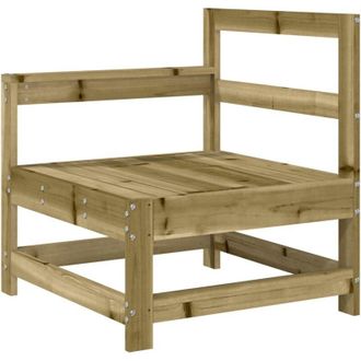 vidaXL Garten-Ecksofa Impr&auml;gniertes Kiefernholz Vidaxl