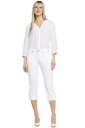 NYDJ Damen Plus Size Marilyn Crop Cuff Jeans, Optic White, 14W