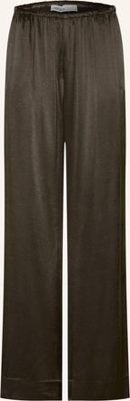 AllSaints Allsaints Marlenehose Lycia Aus Satin schwarz