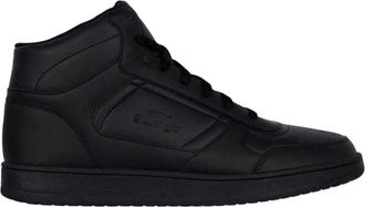 Slazenger Tower High Top Turnschuhe f&uuml;r Herren, Leder (Schwarz)