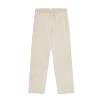 Les Deux Homme, Pantalons, Beige, Taille: L Houston Pliss&eacute; Pants