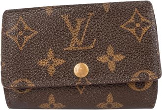 Louis Vuitton Portemonnaie - Louis Vuitton Canvas Monogram Keyholder - Gr. unisize - in Braun - f&uuml;r Damen