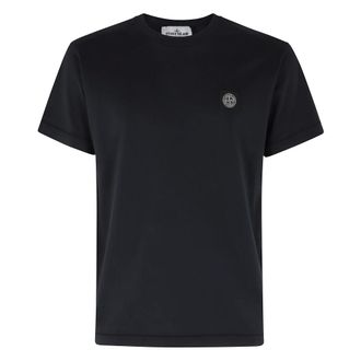 Stone Island Homme, Tops, Bleu, Taille: L T-Chemises