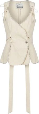 Vivienne Westwood Femme, Blouses et Chemises, Beige, Taille: 34 FR Roxy Top