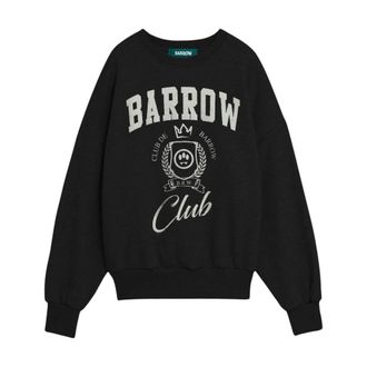 Barrow Barrow, Femme, Sweatshirts et sweats &agrave; capuche, Noir, Taille: 36 FR Cut-Out SweaT-shirt