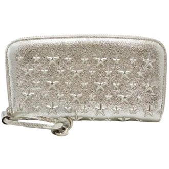 Jimmy Choo London Pre-owned Cuir petite-maroquinerie - Femme - Pre-owned - Gris - Taille: ONE Size