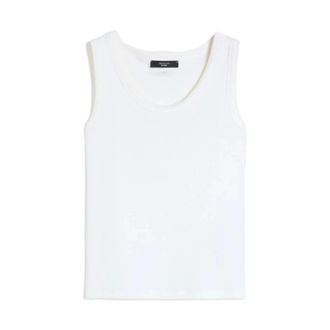 Max Mara Damen, Oberteile, Wei&szlig;, SGr&ouml;&szlig;e