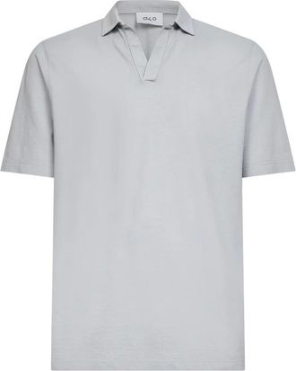 D4.0 Homme, Tops, Gris, Taille: 2XL T-shirt &agrave; col en V