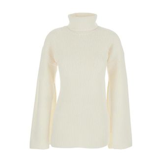 Toteme High Neck Jumper - - Knitwear - Damen - Wei&szlig; - XS