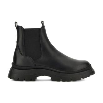 Hogan Homme, Chaussures, Noir, Taille: 41 EU H692 Bottes Chelsea en cuir