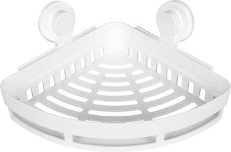 BESPORTBLE Wandmontiertes Aufbewahrungsregal Dreieckig aus Kunststoff Badregal ohne Bohren Multifunktions Lagerhalter f&uuml;r Toilettenartikel und Kosmetik Platzspar