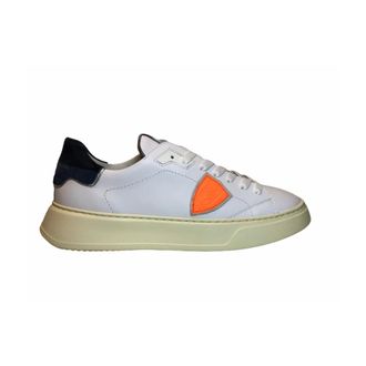 Philippe Model Homme, Chaussures, Blanc, Taille: 42 EU Baskets en Daim