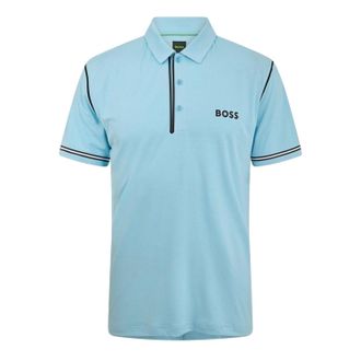 HUGO BOSS Paddytech Goc Poloshirt f&uuml;r Herren, Mit Kragen (Pastellblau)