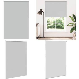 vidaXL Verdunkelungsrollo Hellgrau 145x210cm Stoffbreite 141,6cm - Vidaxl