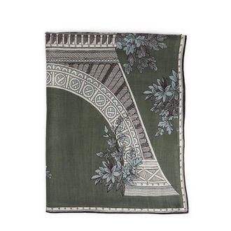 Inou&iuml; Editions Echarpe 1889 imprim&eacute;e en laine