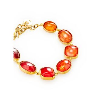 Goossens Cabochon-Armband - Rot