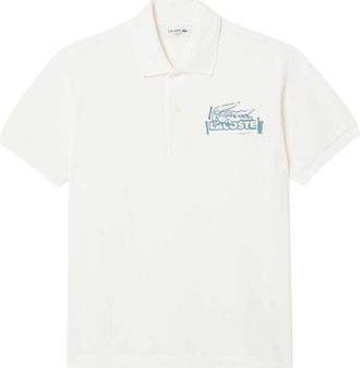 Lacoste L.12.12 Poloshirt f&uuml;r Herren, Klassisch (Cremefarbe)