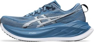 Asics Unisex-Erwachsene Superblast Laufschuhe, Winter Sea/Wei&szlig;, 13 Wide Women/13 Men