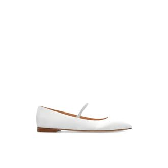 Gianvito Rossi Femme, Chaussures, Blanc, Taille: 37 1/2 EU Ballerines Meridia