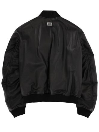 Dolce & Gabbana Leather Jacket - Black