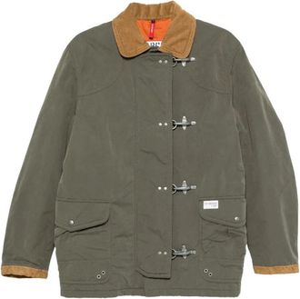 Fay Cord-Kragen Lammfell-Jacke mit Hummerverschluss - - Jackets - Herren - Gr&uuml;n - M