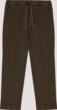 Circolo 1901 Luxury carrot trousers with coulisse, Dark Forest, 38, Woman