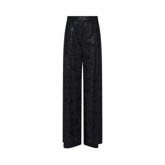 Silvian Heach Femme, Pantalons, Noir, Taille: 38 FR Rakop Wide Pantalons