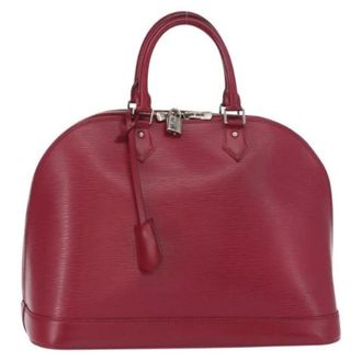 Louis Vuitton Sac &agrave; main vintage en cuir Pre-owned - Femme - Pre-owned - Rouge - Taille: ONE Size