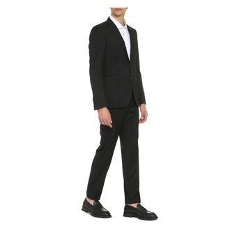 Tagliatore Schmal geschnittener zweiteiliger Anzug - - Suits - Herren - Schwarzk - L